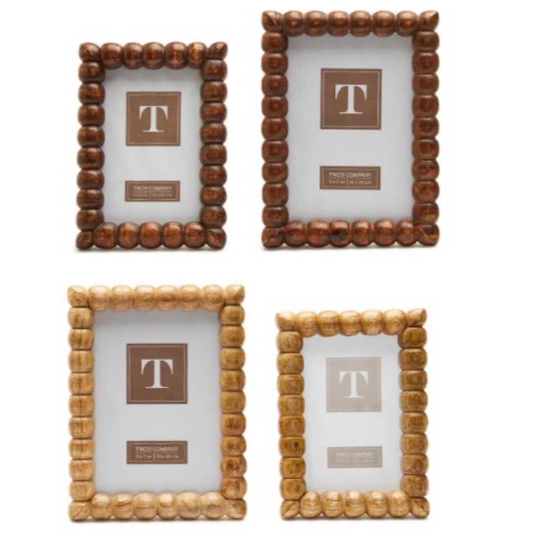 Hand-Carved Bobbin Photo Frame – Maripoza Boutique